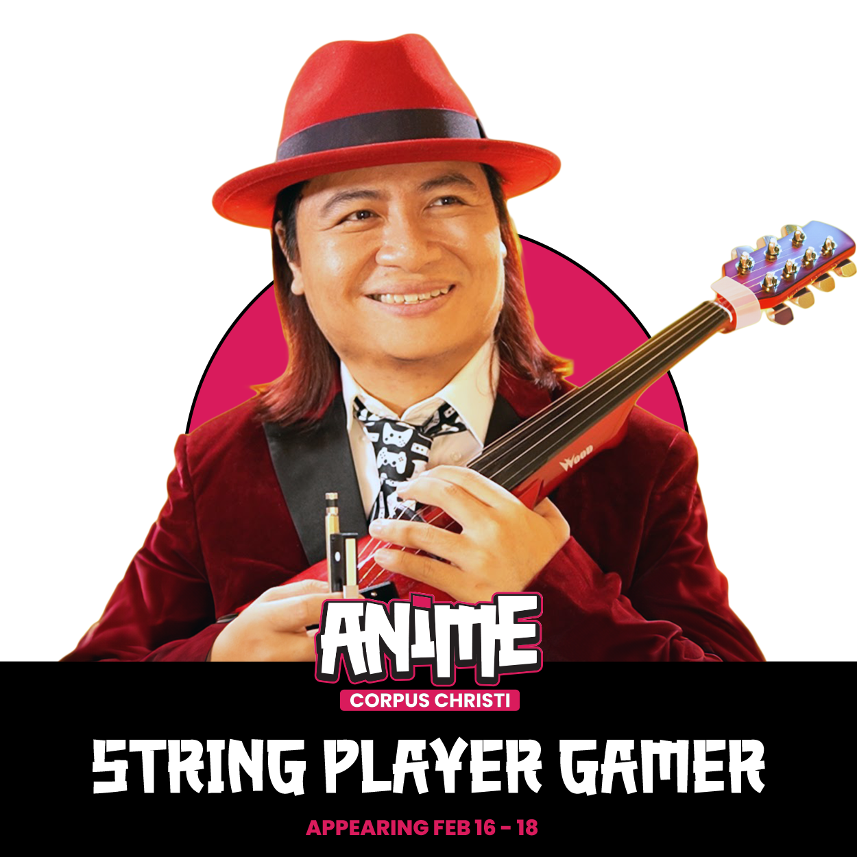 String Player Gamer - Anime Corpus Christi